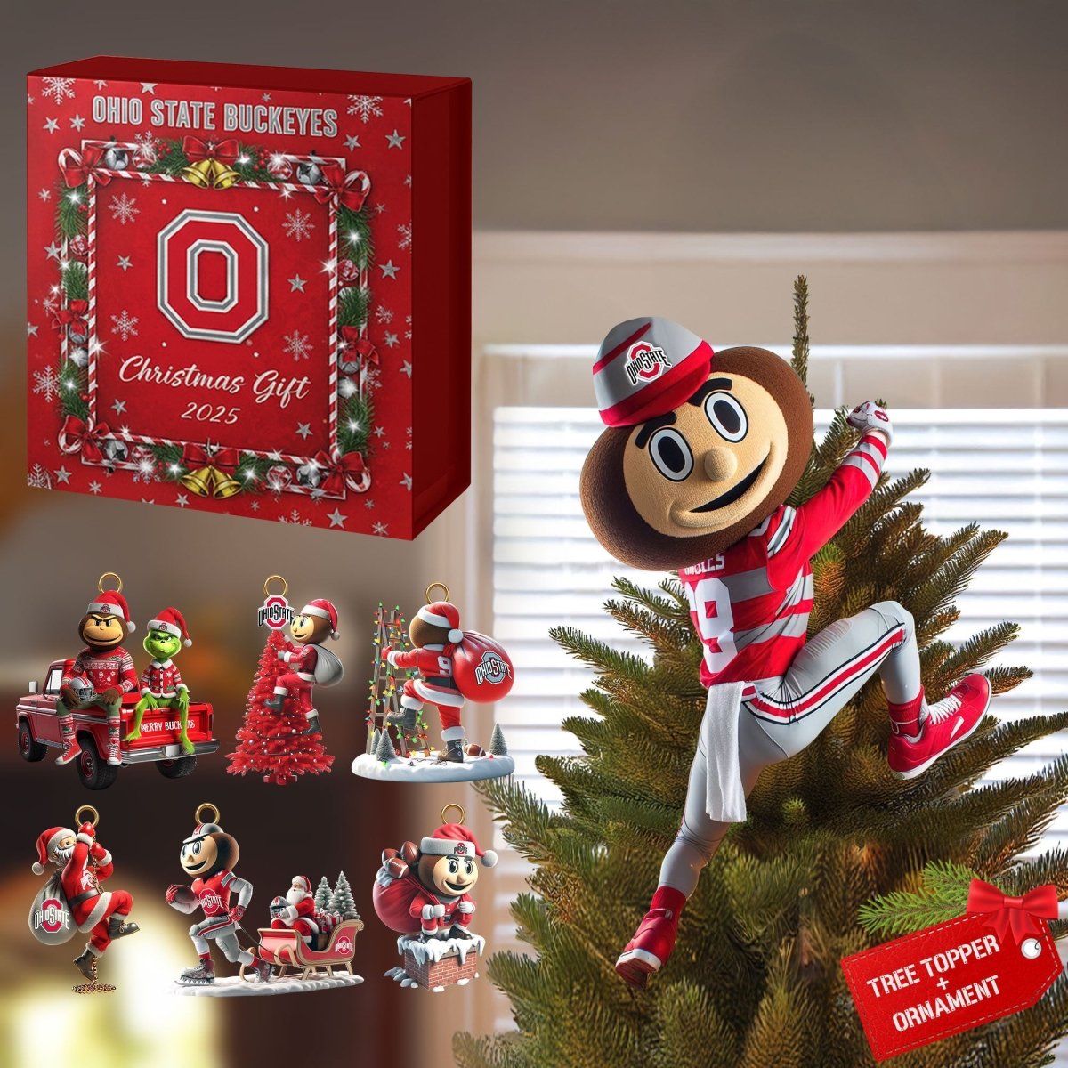 COMBO OSB CHRISTMAS TREE TOPPER WITH ORNAMENT DAT – DRIPVOLVE